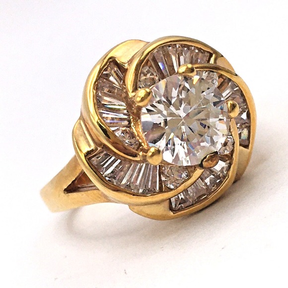 RS Covenant | Jewelry | Vintage Rs Covenant 8k Ge Yellow Gold Swirled ...